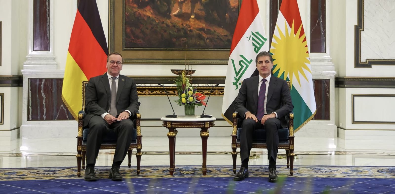German Defense Minister Visits Erbil to Discuss Syria and Peshmerga ...