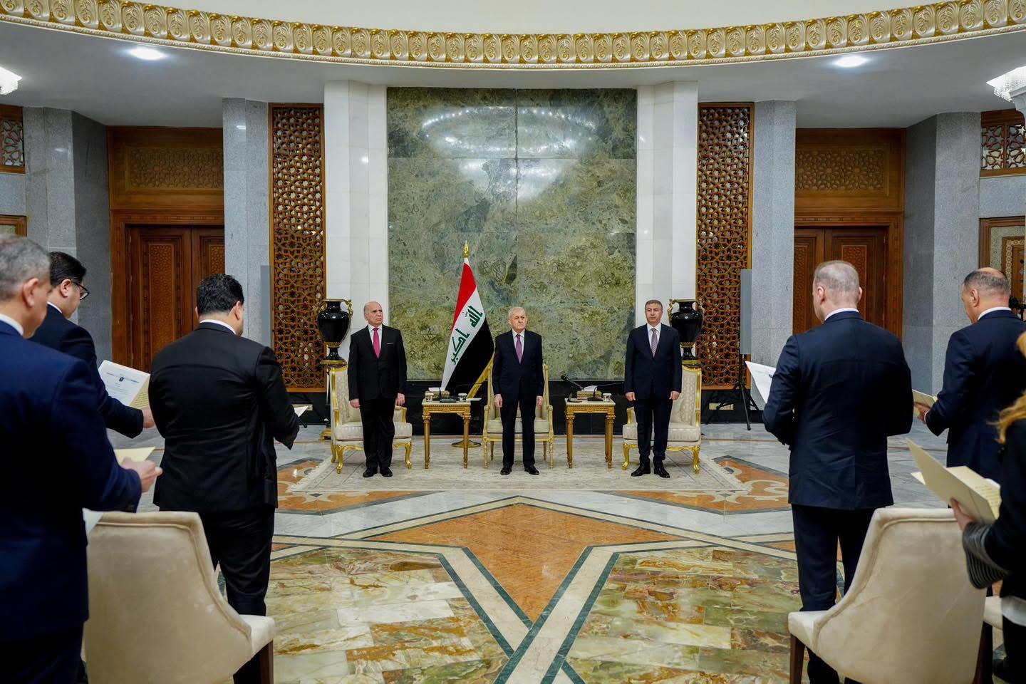 New Iraqi Ambassadors Take Oath Before President Rashid in Landmark ...
